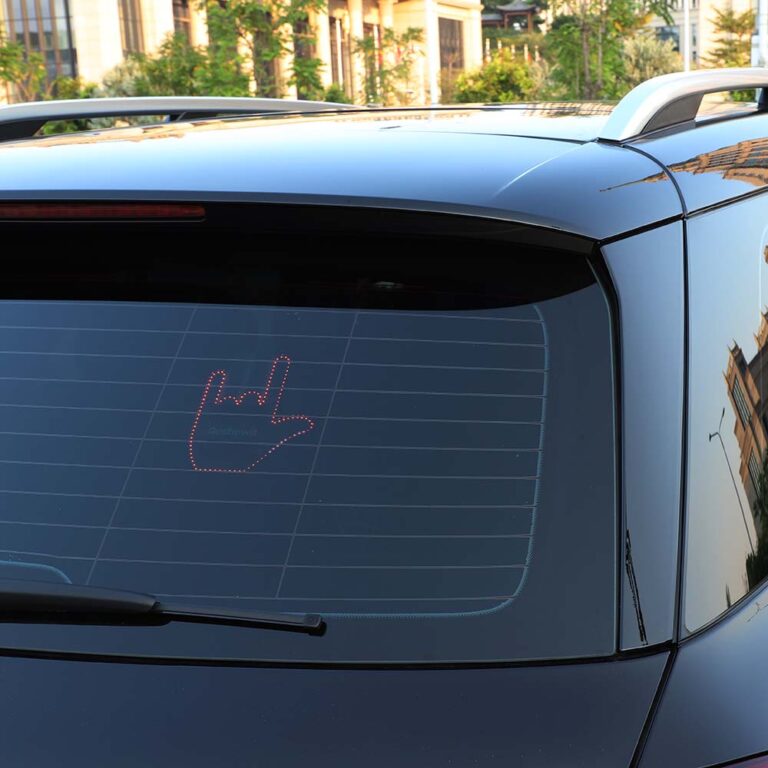 Geshowit Car Middle Finger Light - Best Car Accessory For Men and Women